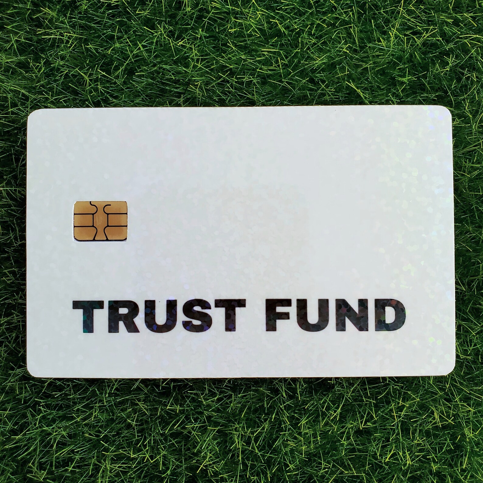 Trust Fund Credit Card Skin, Sparkly Credit Card Skin, Credit Card ...