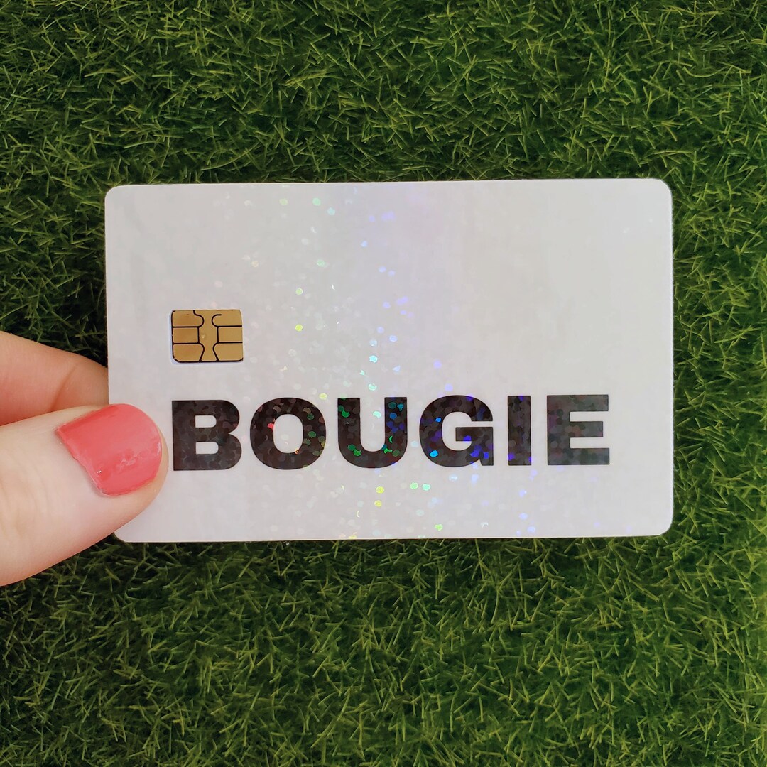 Bougie Credit Card Skin, Sparkly Credit Card Skin, Credit Card Sticker ...