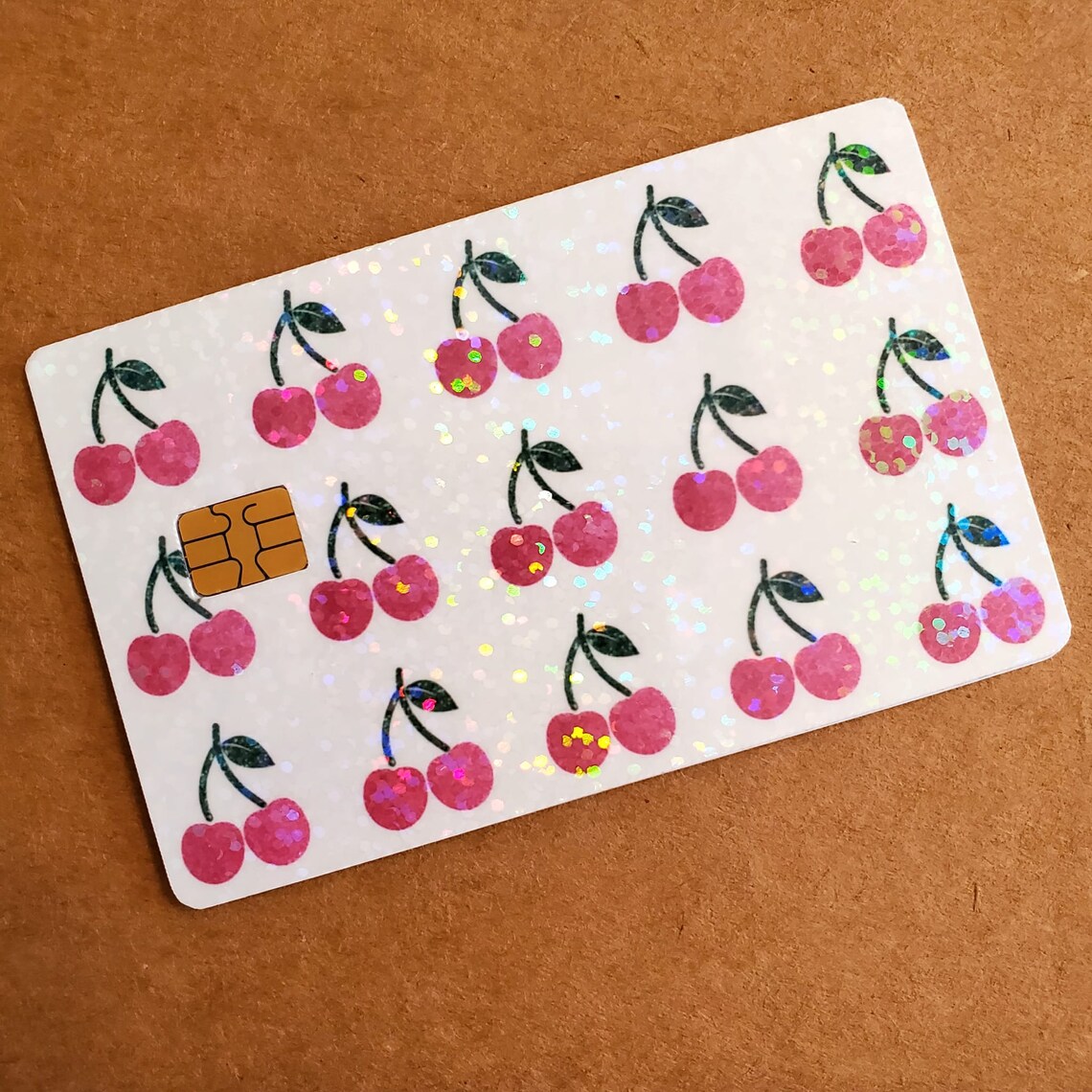 Cherry Print Credit Card Skin, Coquette Sticker, Coquette Credit Card ...