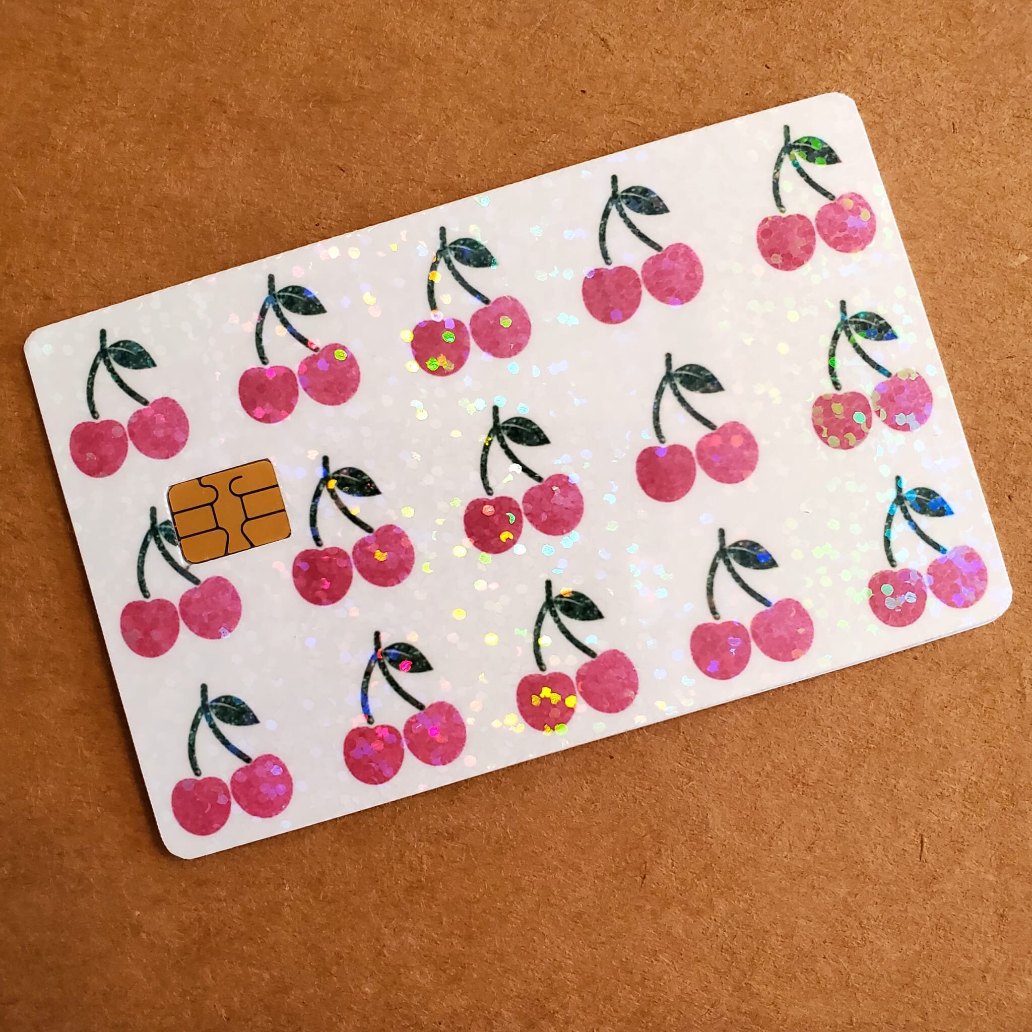 Cherry Print Credit Card Skin, Coquette Sticker, Coquette Credit Card ...