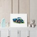 Tractor Trailer Art, Farmers Tractor Print, Tractors Digital Art ...