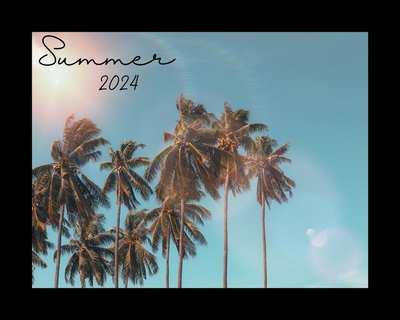 Customizable Summer Photo Album TEMPLATE Canva Template for Summer ...