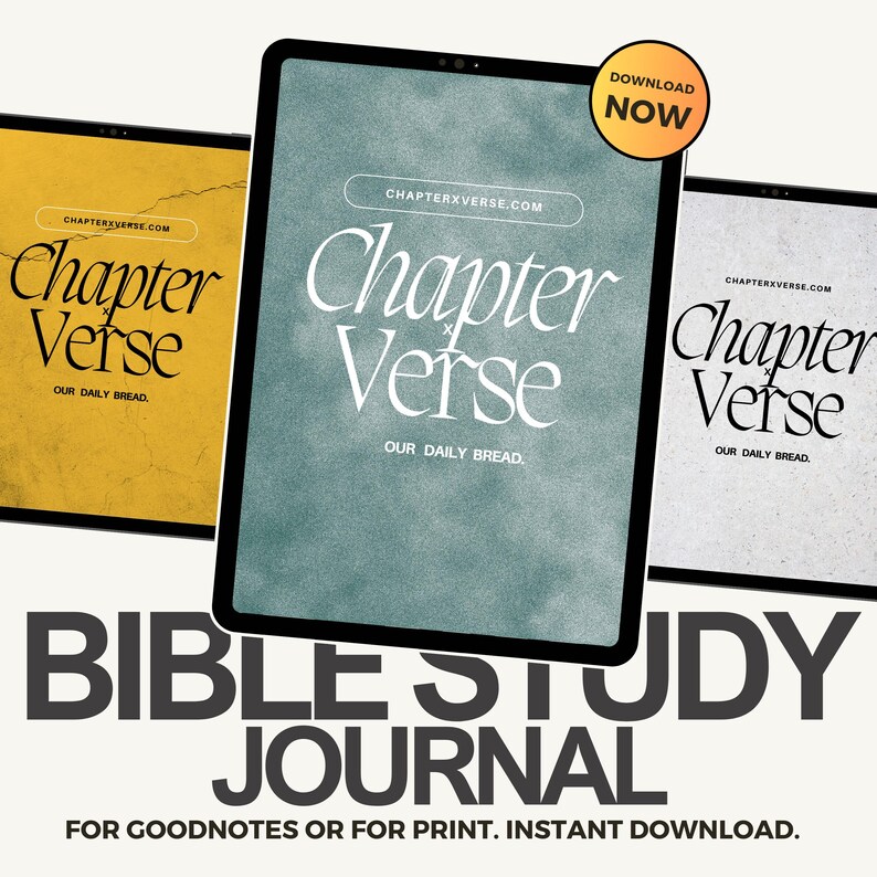 Bible Study Journal Digital Download | Modern Aesthetic Journal PDF ...