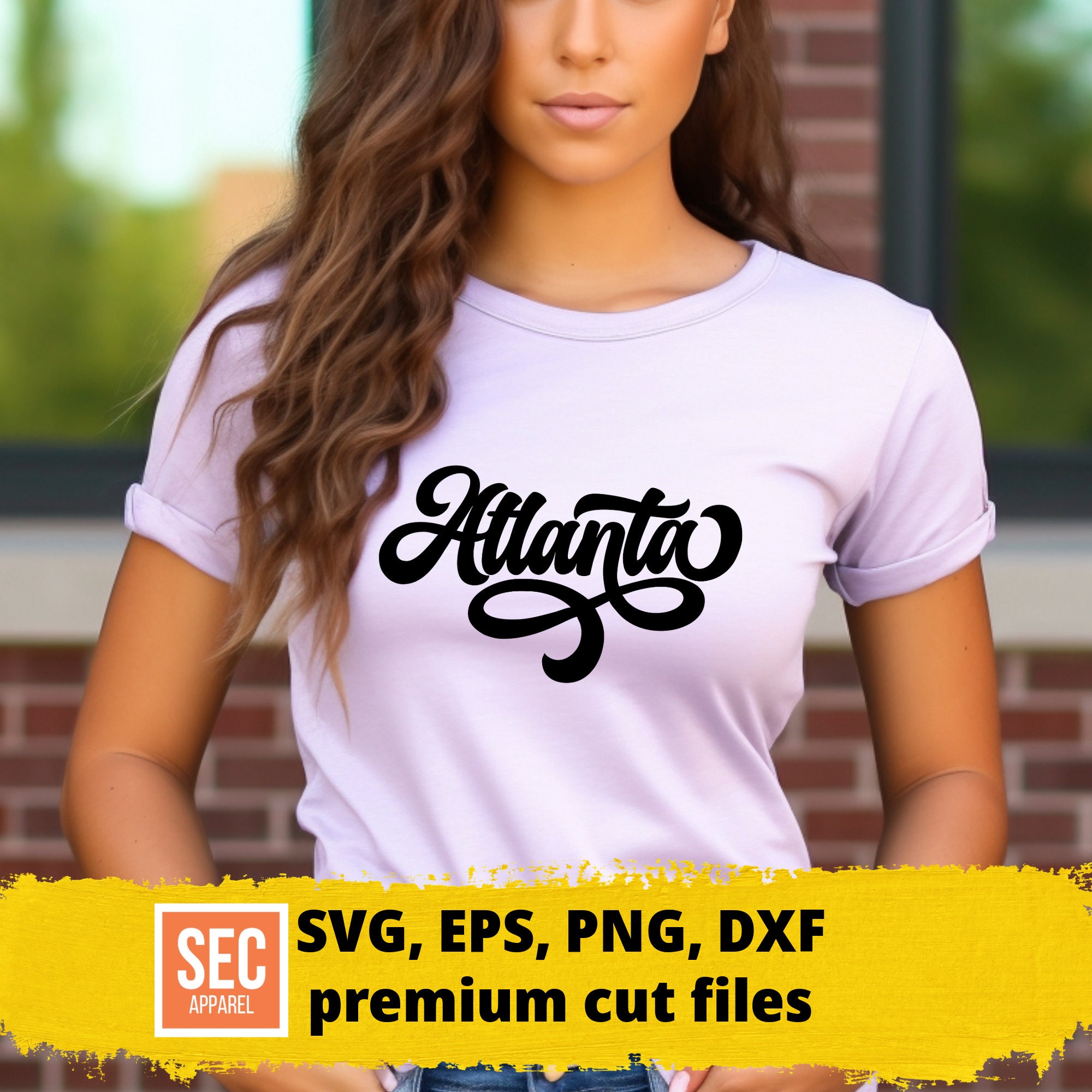 Atlanta Georgia, Eps, Png, Svg, Dxf File for Silhouette Cameo, Curio ...