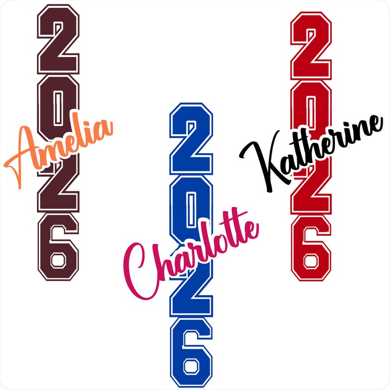 Senior 2026 Iron-on Patches – Jeans, Sweatpants and Jackets - Etsy