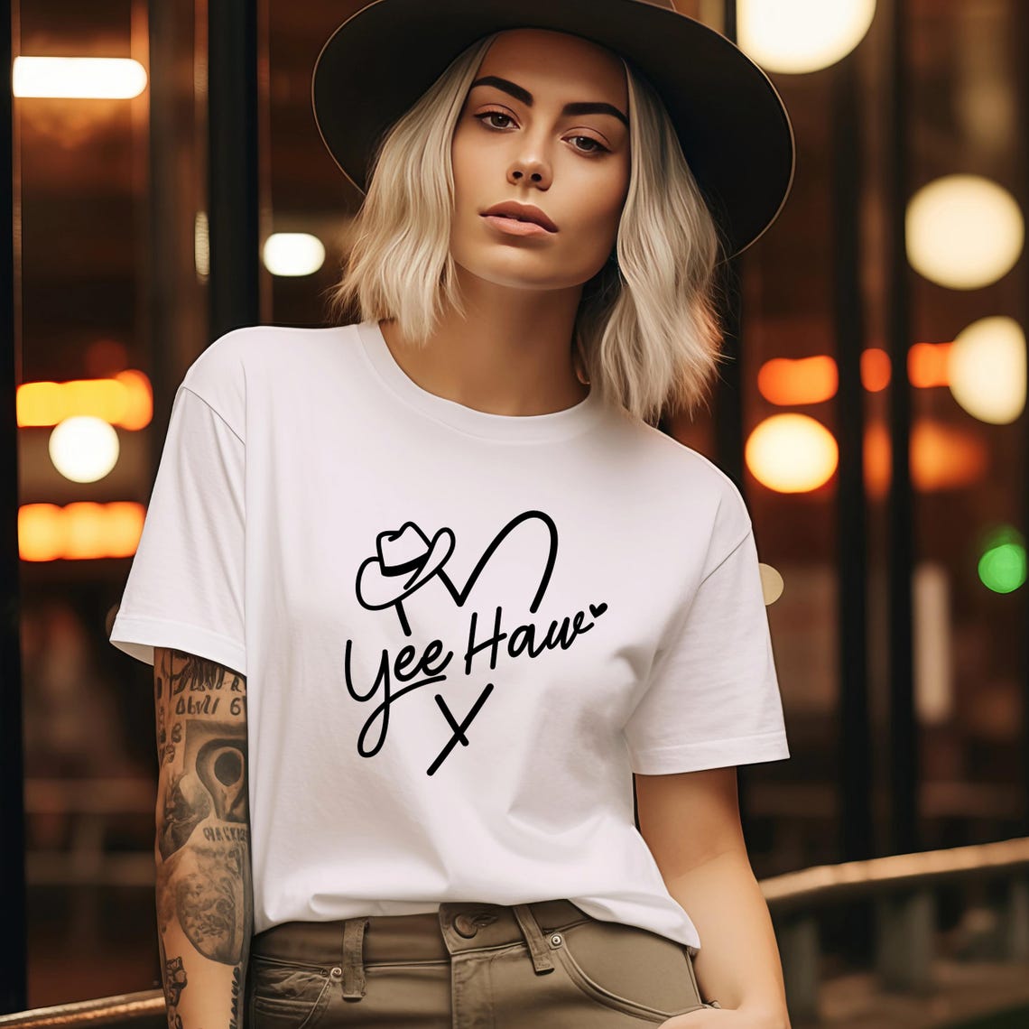 Yee Haw Iron on Decals Patch Transfers Applique Letters for T Shirts ...