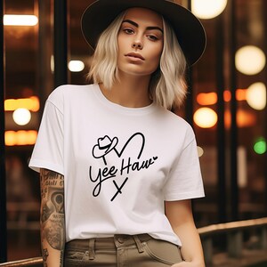 Yee Haw Iron on Decals Patch Transfers Applique Letters for T Shirts Fabric Clothing - Etsy