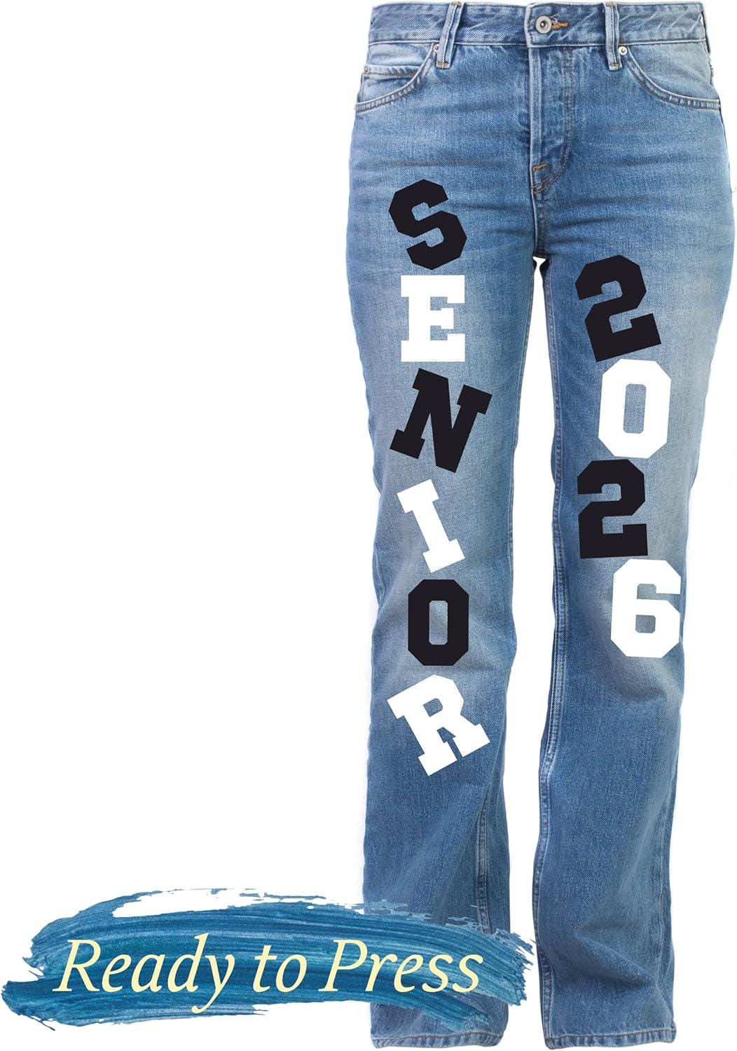 Senior 2026 Iron-on Patches – Jeans and Sweatpants - Etsy