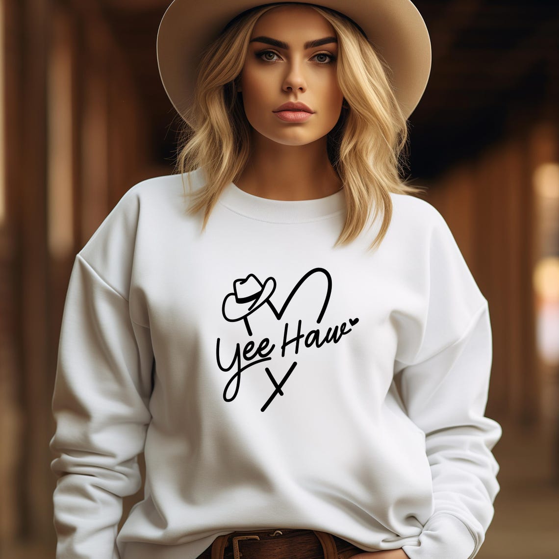 Yee Haw Iron on Decals Patch Transfers Applique Letters for T Shirts ...