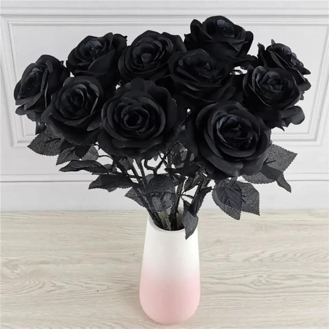 Handmade Black Rose Flowers aesthetic Gothic Emo Decoration for the ...