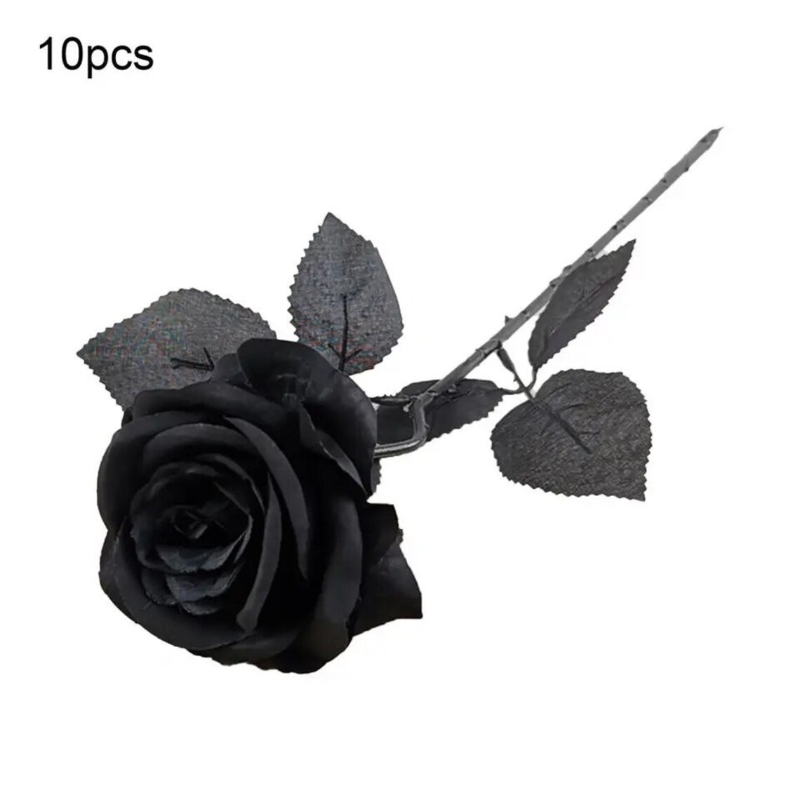Handmade Black Rose Flowers aesthetic Gothic Emo Decoration for the ...