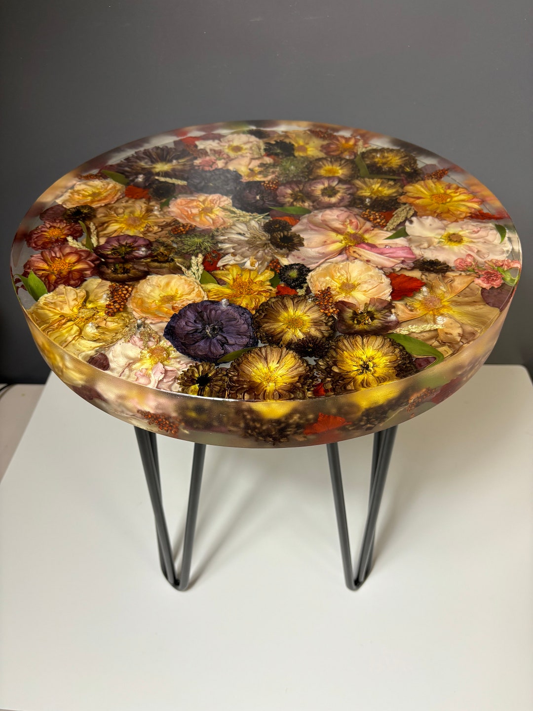 Custom Sympathy Floral Table DEPOSIT, Floral Memorial Keepsake, Funeral ...