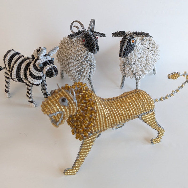 Beaded African Animal - Etsy