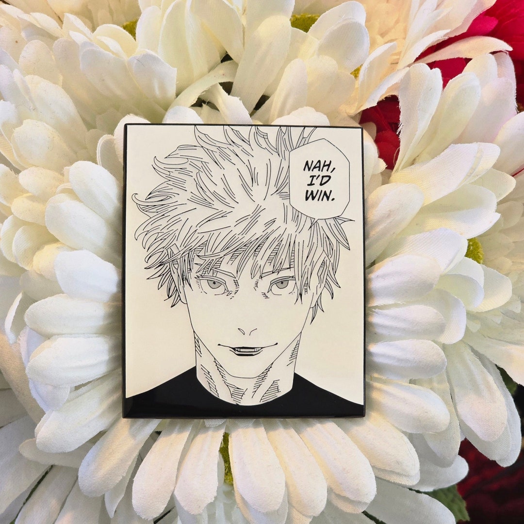 Satoru Gojo Nah, I'd Win Enamel Pin - Etsy