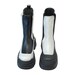 Black and White Yin & Yang Leather Chelsea Boots - Etsy