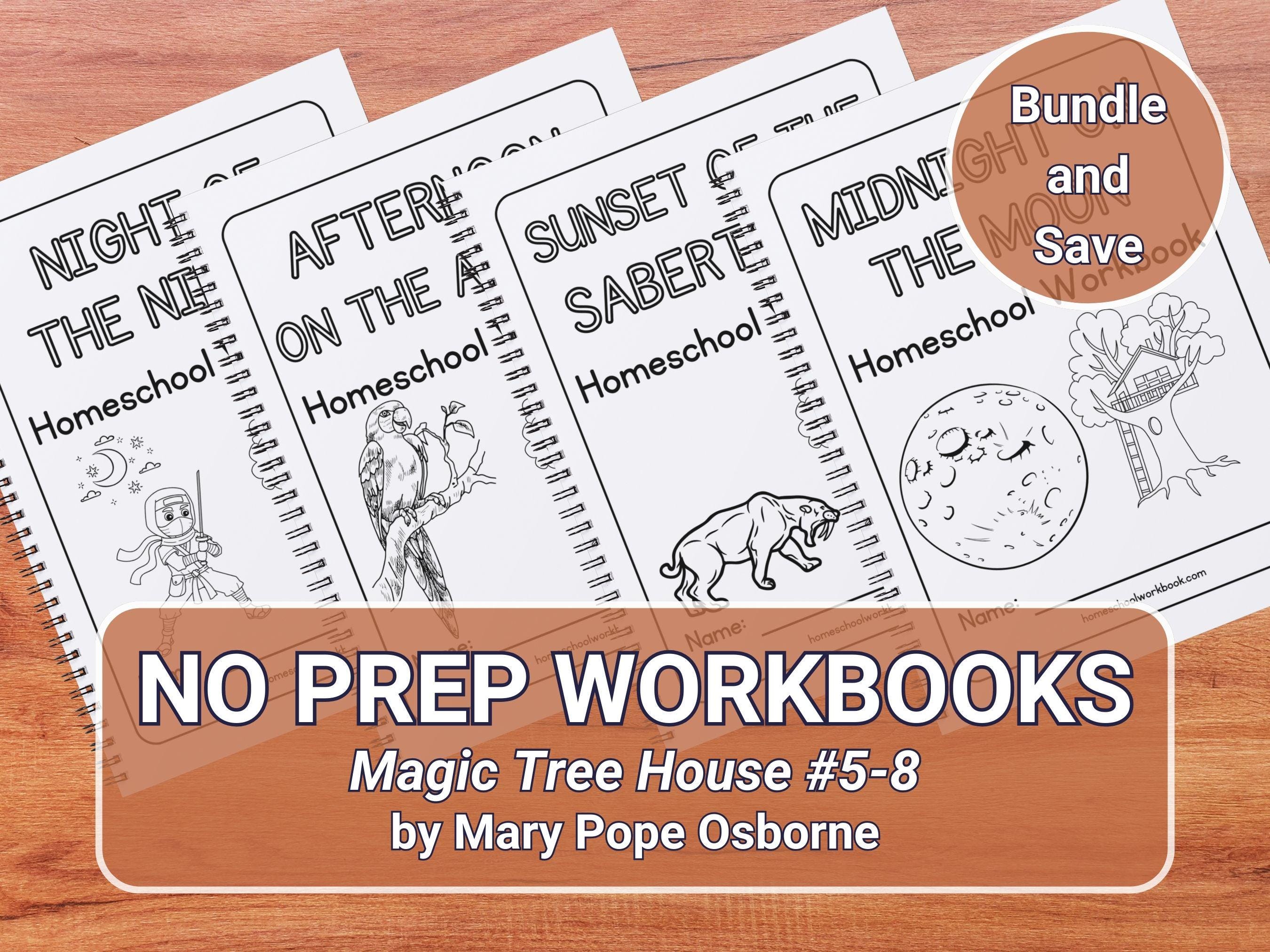 Magic Tree House Homeschool Workbook Bundle | Night of the Ninjas ...