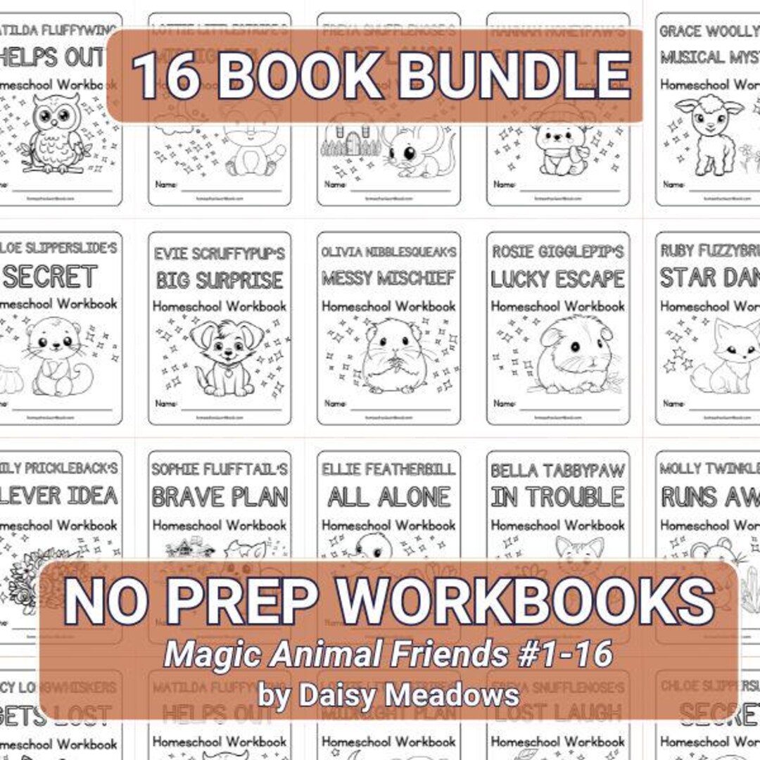 Magic Animal Friends Bundle #1-16 Daisy Meadows Books | Homeschool ...