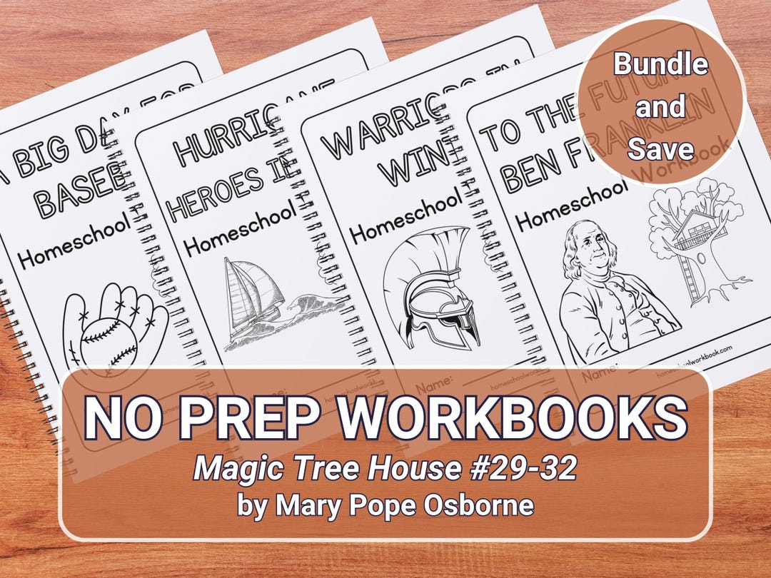 Magic Tree House Homeschool Workbooks | A Big Day for Baseball ...
