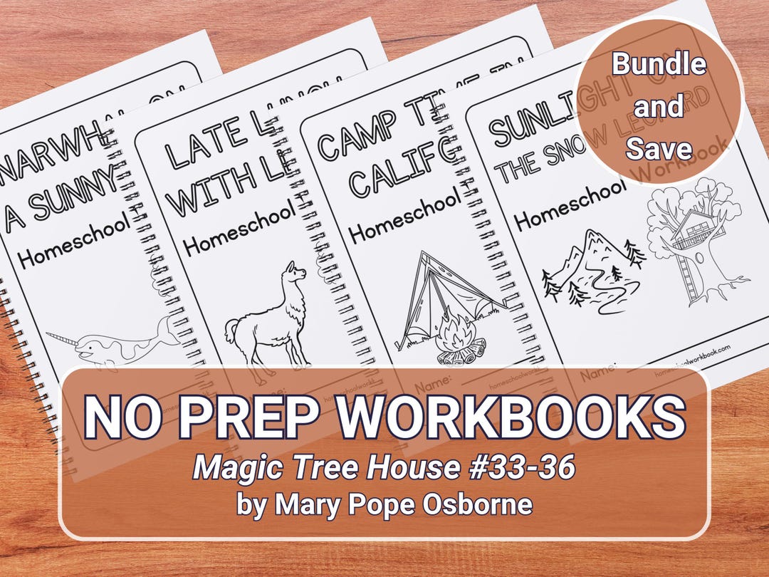 Magic Tree House Homeschool Guides | Narwhal on a Sunny Night, Late ...