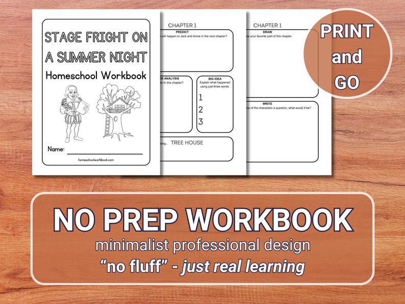 Magic Tree House Homeschool Bundle | Stage Fright on a Summer Night ...
