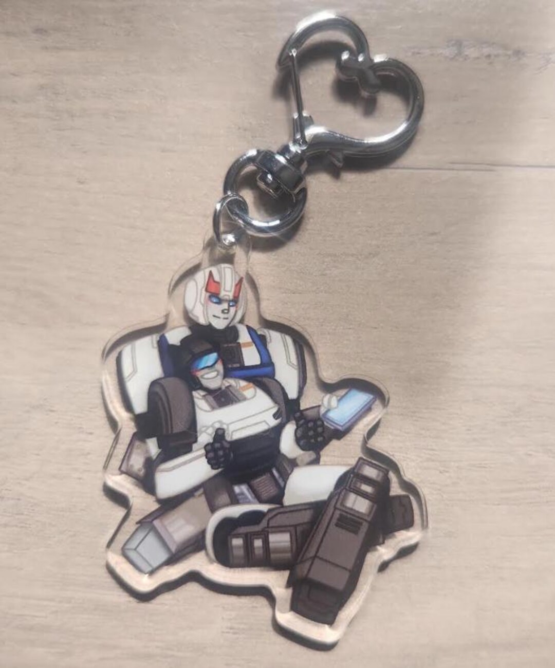 Transformers One Jazz Prowl Keychain 2.5" Ship Fanart Fan Made Design ...