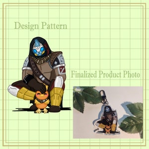 Destiny 2 Cayde Colonel Torchic Hunter Fanmade Keychain 2.5 - Etsy