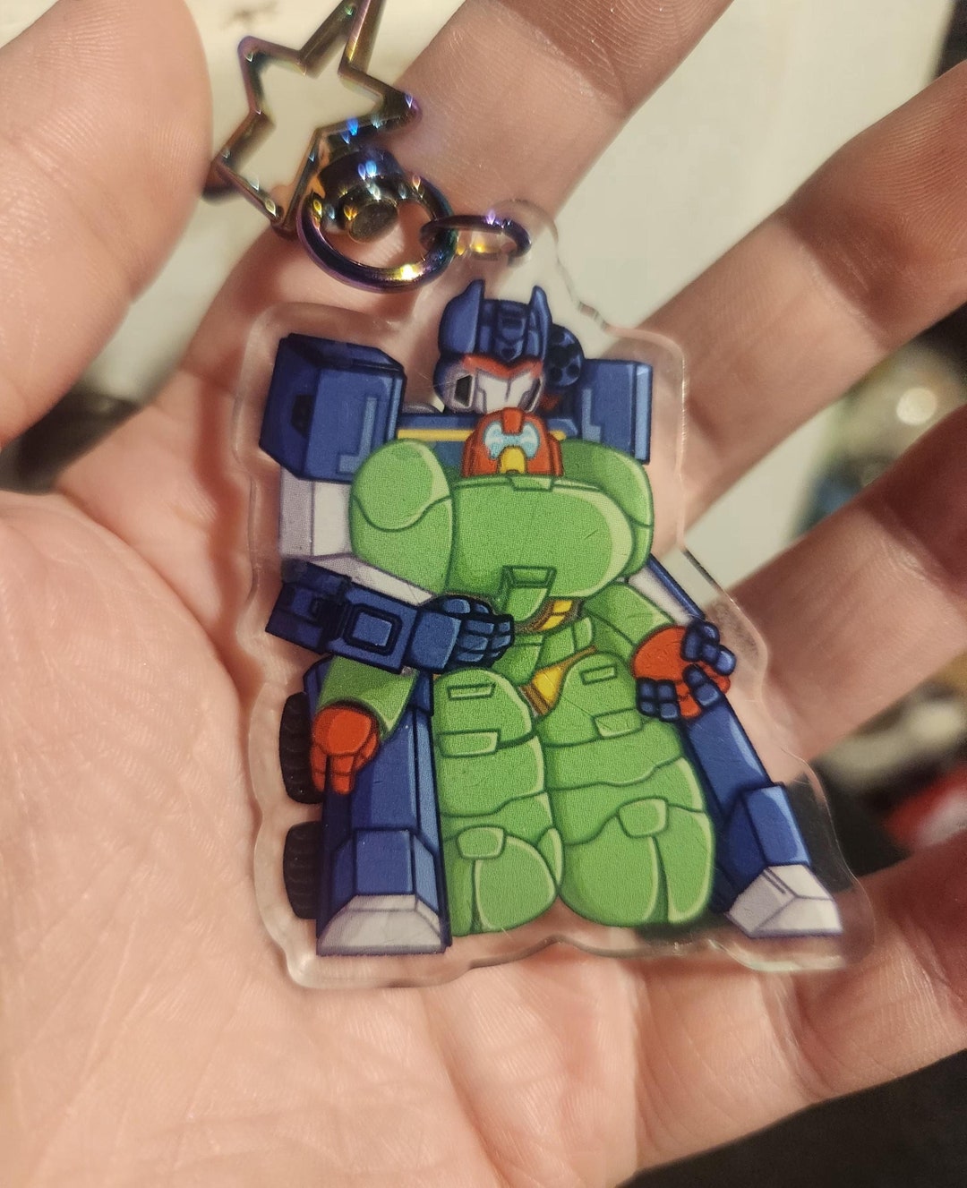 Coswave Cosmos and Soundwave Transformers 2" Acrylic Ship Keychain ...