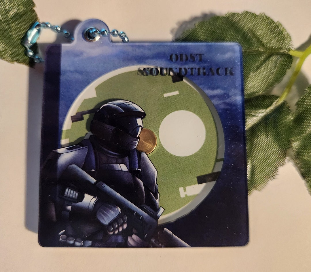 Halo ODST Helljumpers 2 CD Keychain Featuring Huragok and Rookie - Etsy