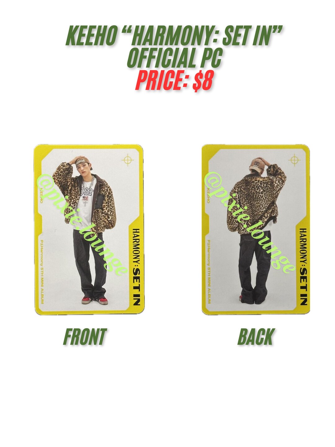 Keeho “harmony: Set In” Official PC - Etsy