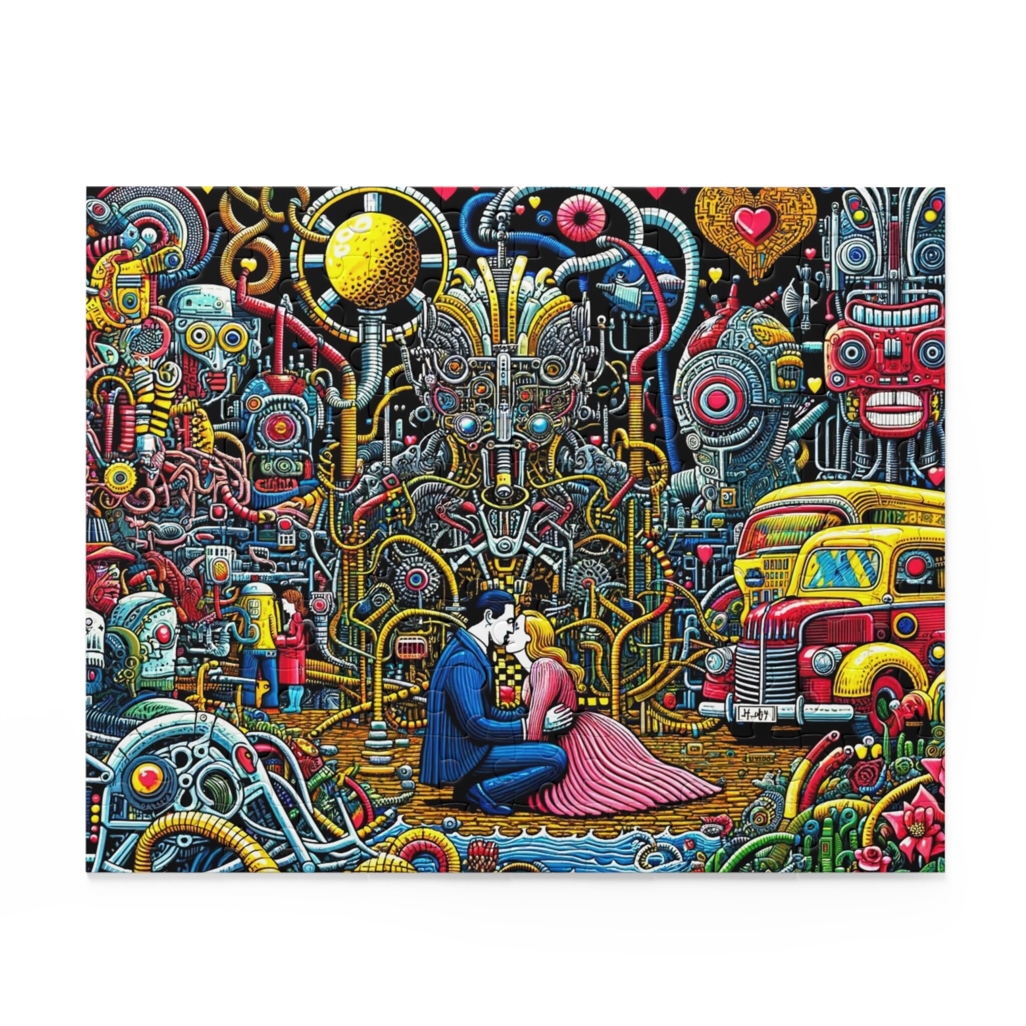 Futuristic Pop Art, Science Fiction Puzzle 120, 252, 500-piece - Etsy