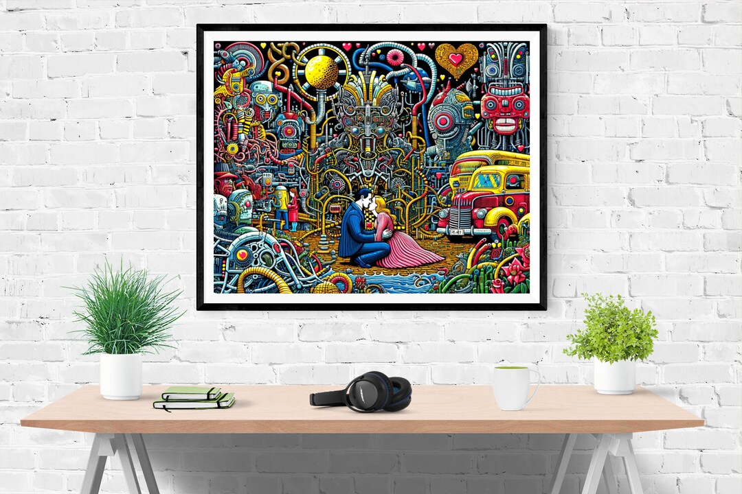 Futuristic Pop Art, Science Fiction Puzzle 120, 252, 500-piece - Etsy