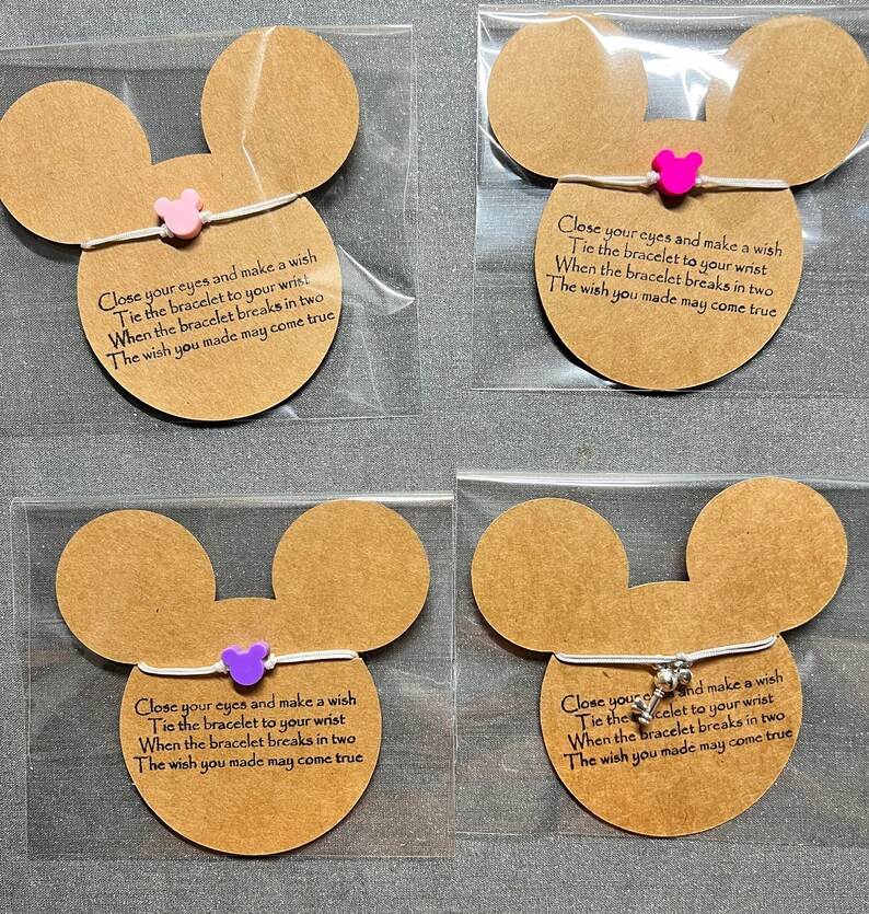 Custom Mickey Inspired Friendship Bracelet - Etsy