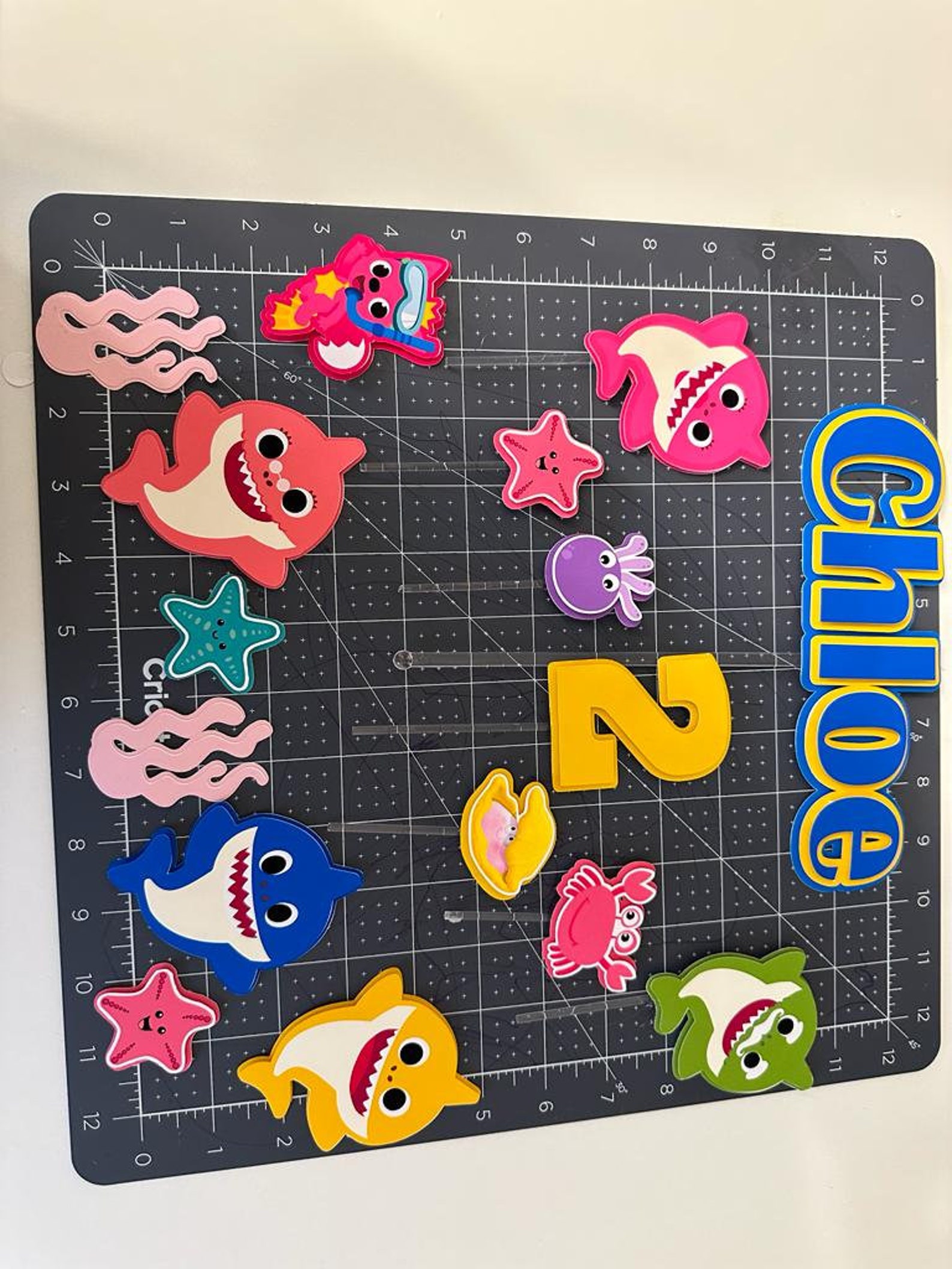 Cute Shark Shark Baby Cake Topper 3D. - Etsy UK