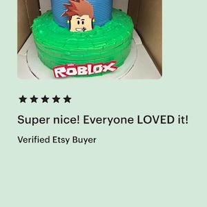 Roblox Cake Topper. - Etsy