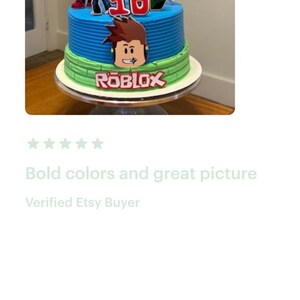 Roblox Cake Topper. - Etsy