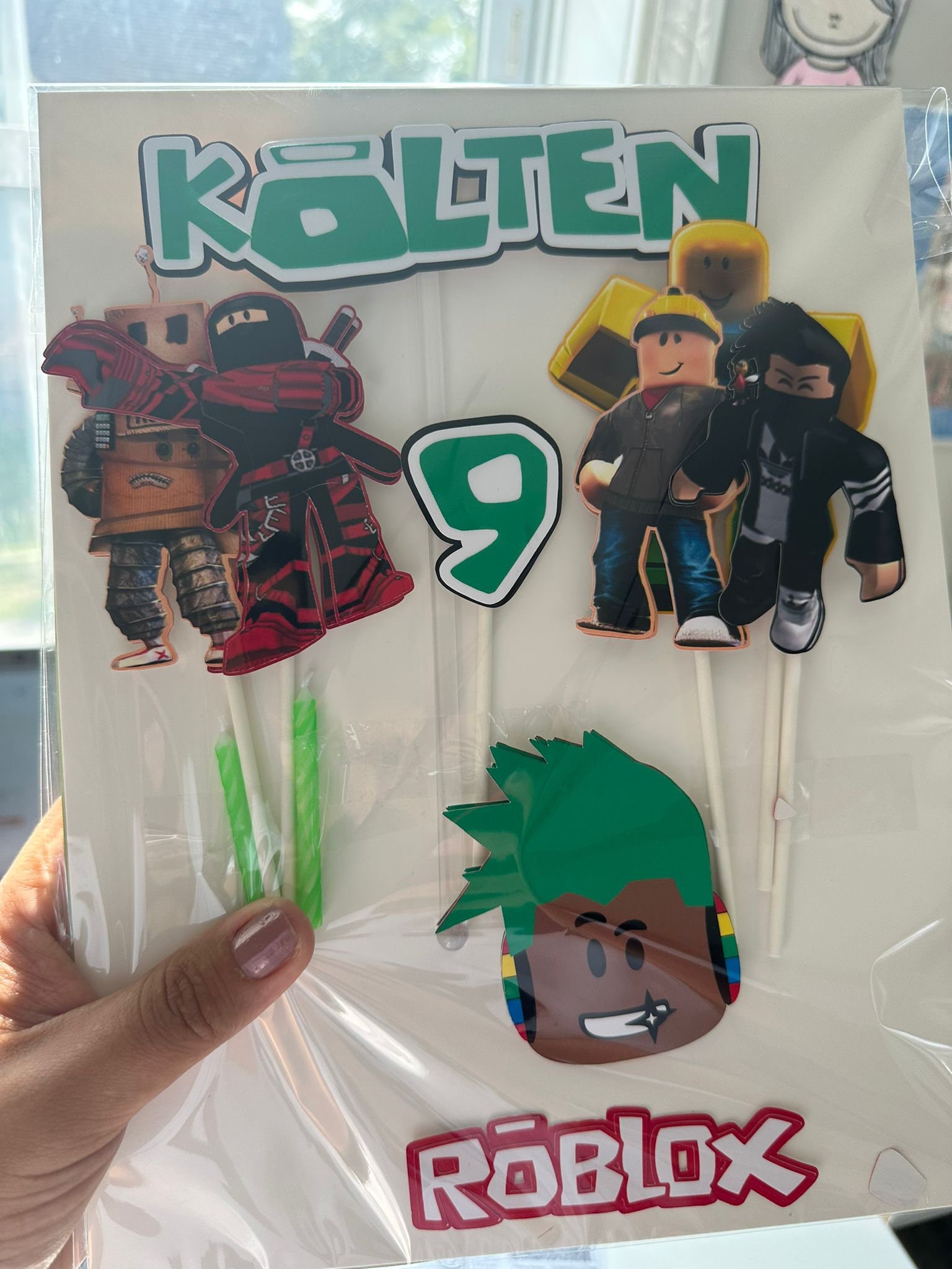 Roblox Cake Topper. - Etsy