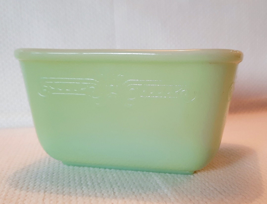 Fire King Jadeite Philbe Refrigerator Dish, 5 - Etsy