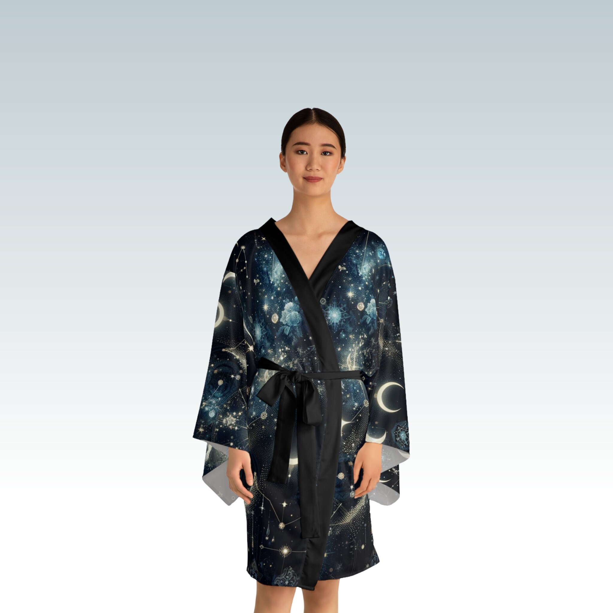Night Sky Kimono Robe Night Constellation Women's Kimono - Etsy