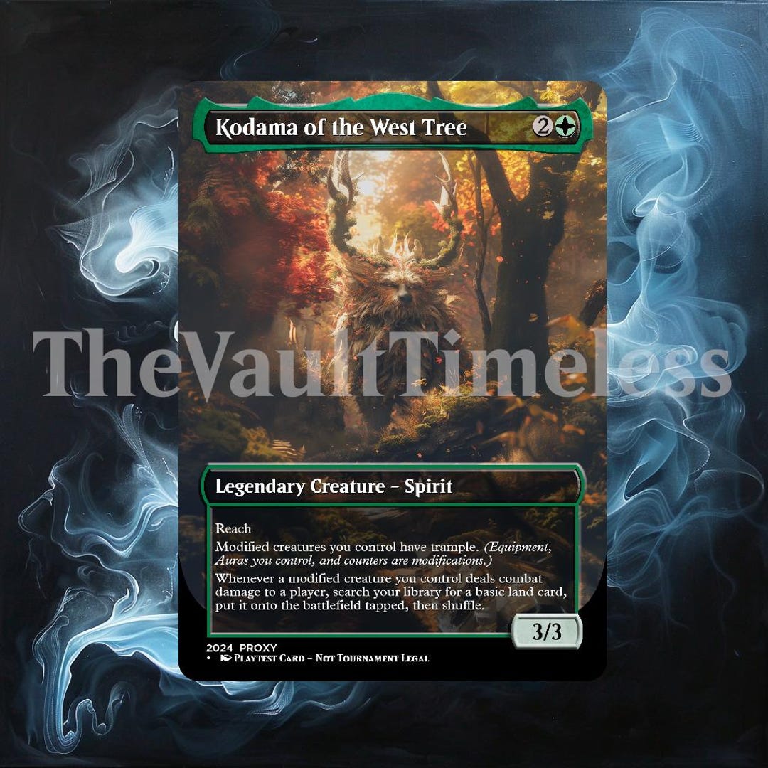Kodama of the West Tree Proxy - Custom Proxy for Commander - Proxies - Etsy