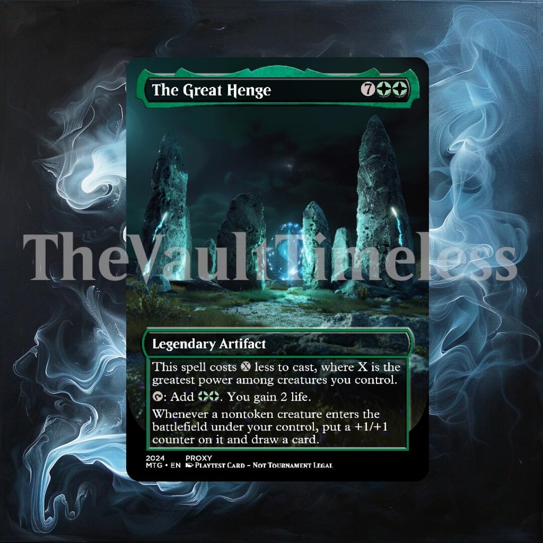 The Great Henge Proxy - Custom Proxy for Commander - Proxies - Etsy