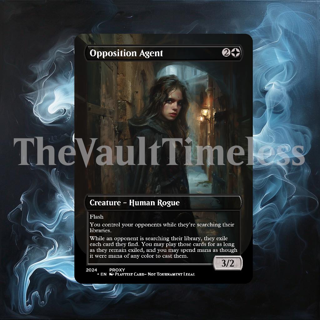 Opposition Agent Proxy - Custom Proxy for Commander - Proxies - Etsy