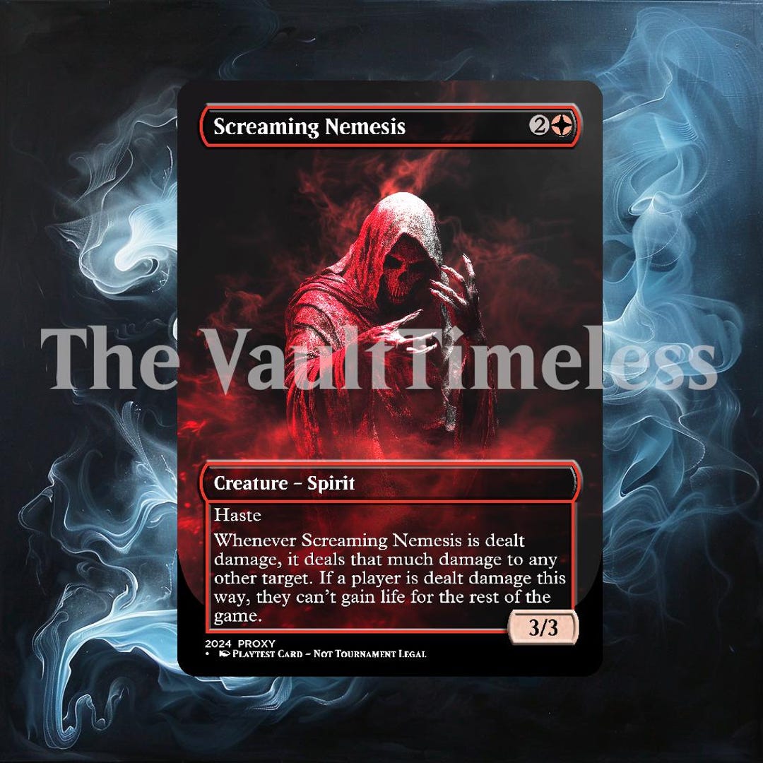 Screaming Nemesis Proxy - Custom Proxy for Commander - Proxies - Etsy