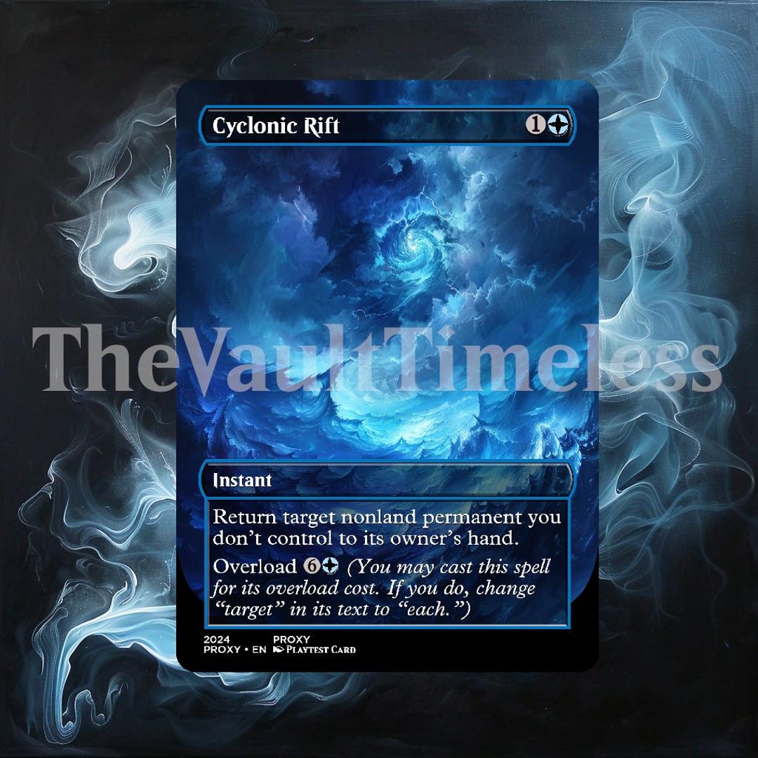 Cyclonic Rift Proxy - Custom Proxy for Commander - Proxies - Etsy