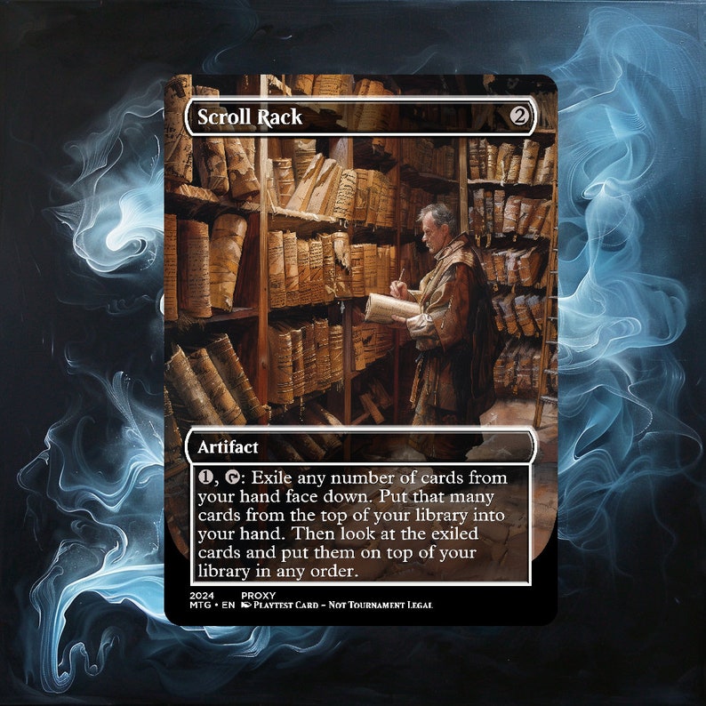 Scroll Rack Proxy Custom Proxy for Commander MTG Magic the Gathering ...