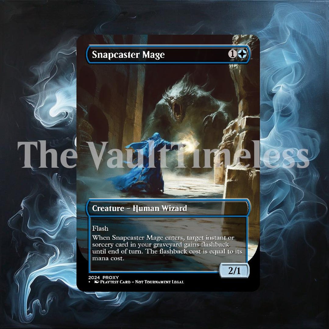 Snapcaster Mage - Custom Proxy for Commander - Proxies - Etsy