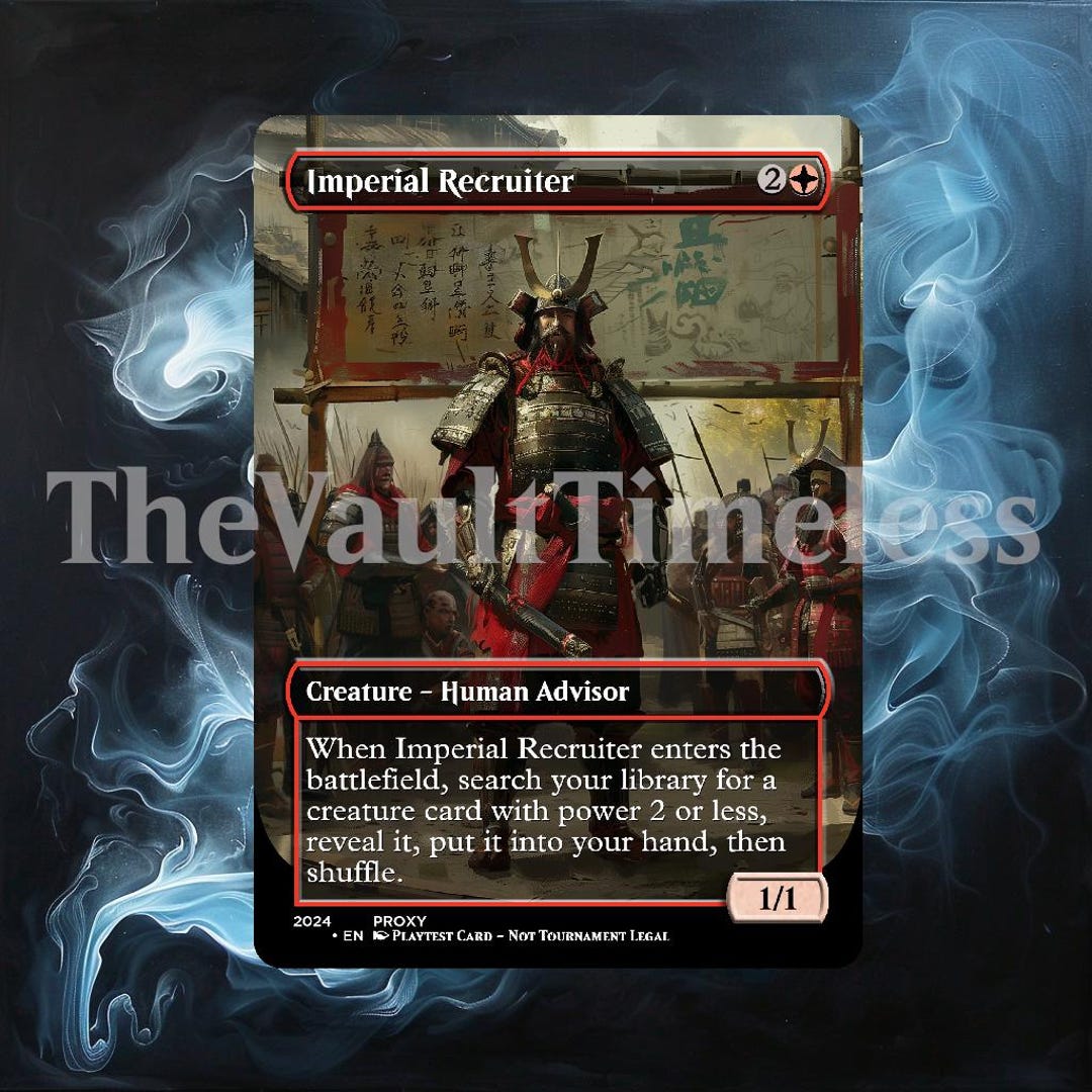 Imperial Recruiter Proxy - Custom Proxy for Commander - Proxies - Etsy