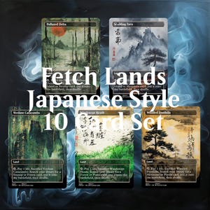 Japanese Style Fetch Land Proxy Set - Custom Proxy Commander - Proxies - Etsy