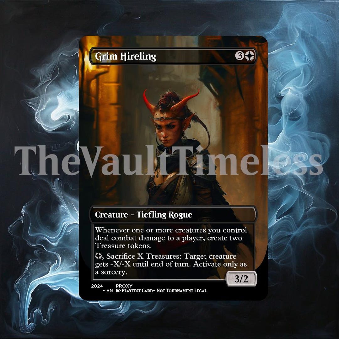 Grim Hireling Proxy - Custom Proxy for Commander - Proxies - Etsy