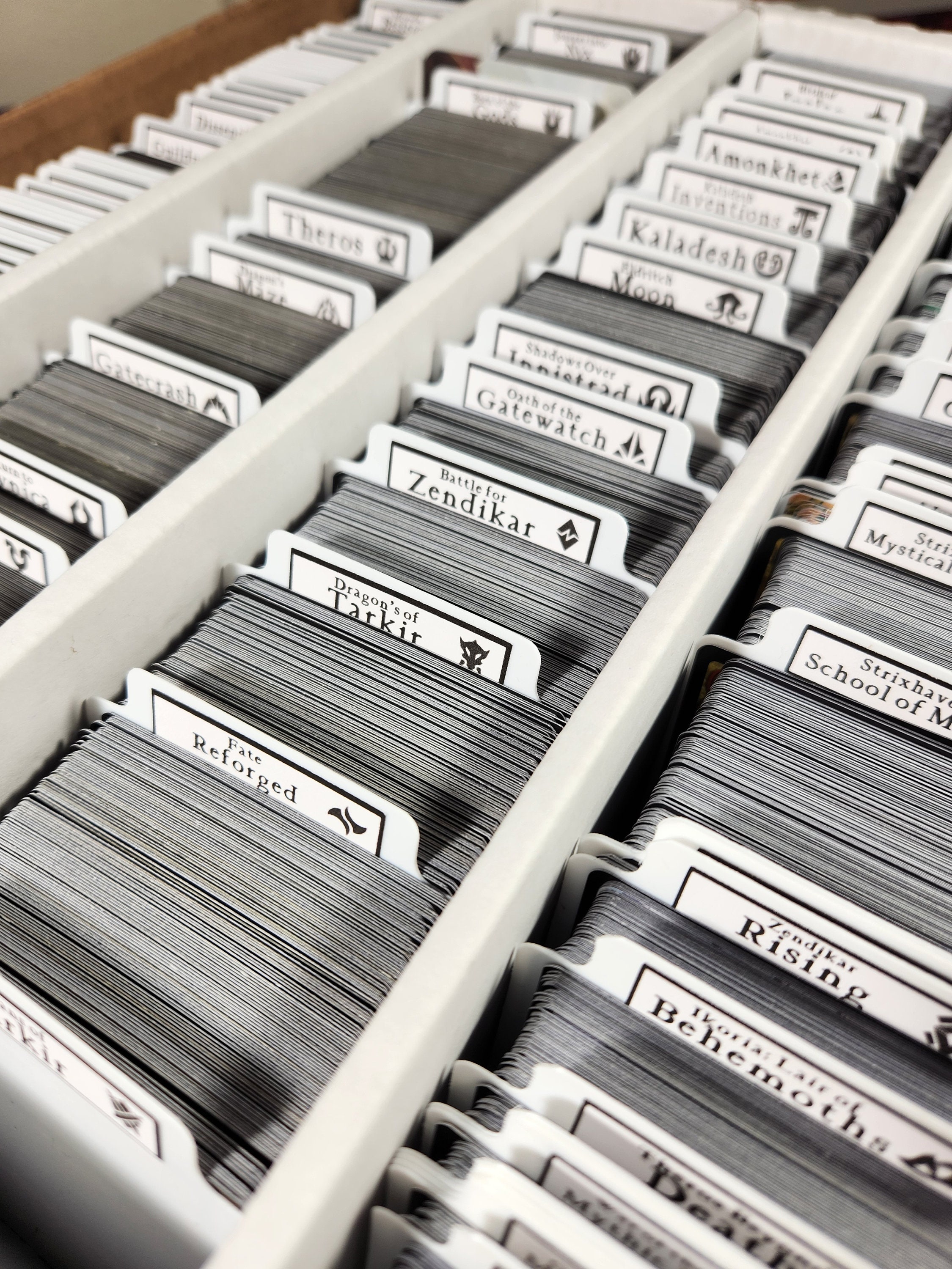 Set 3 Magic the Gathering Divider Labels multiplayerintromodern/masters ...