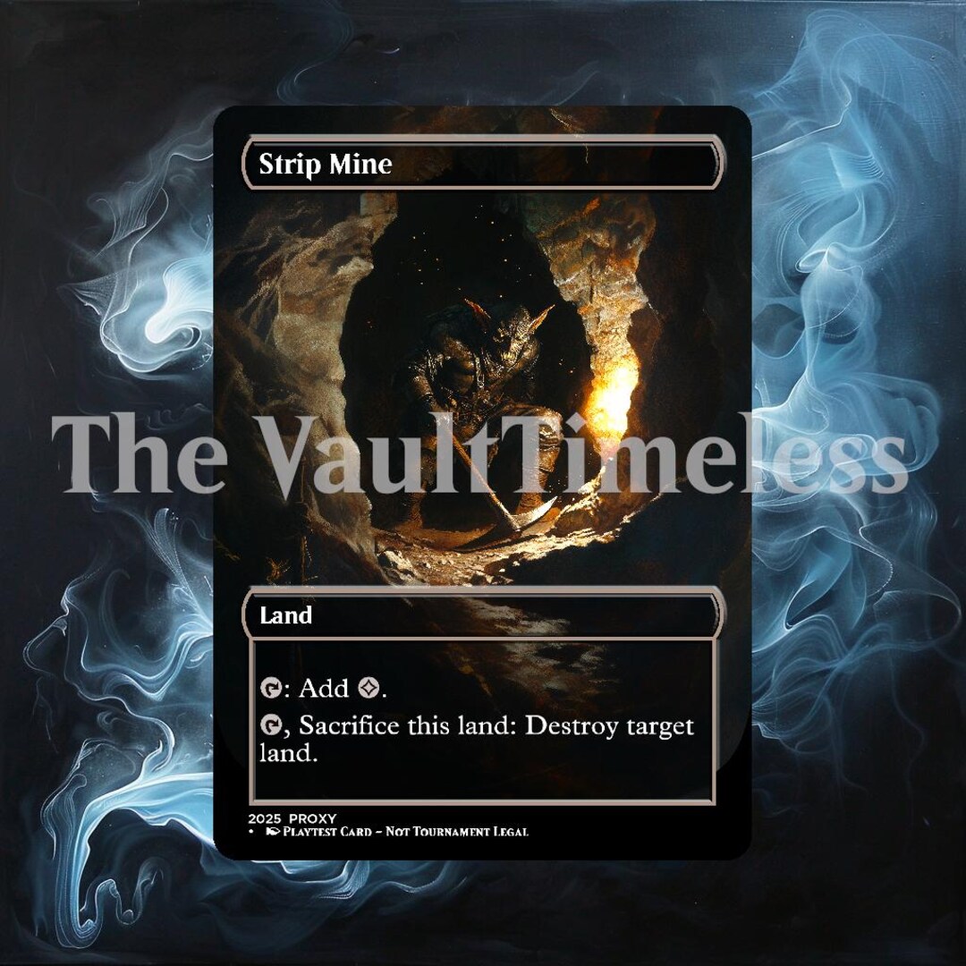 Strip Mine Proxy - Custom Proxy for Commander - Proxies - Etsy